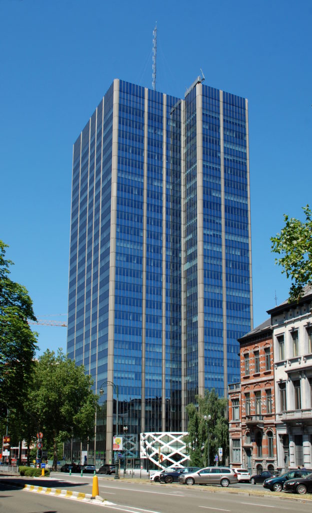Rénovation de la Blue Tower à Bruxelles pour Goldman Sachs - THEOP